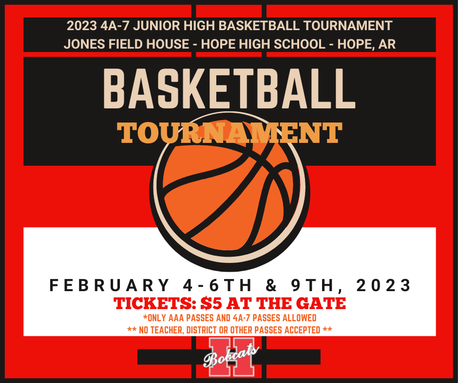 Hope to Host Junior High Basketball Tournament | Yerger Middle School