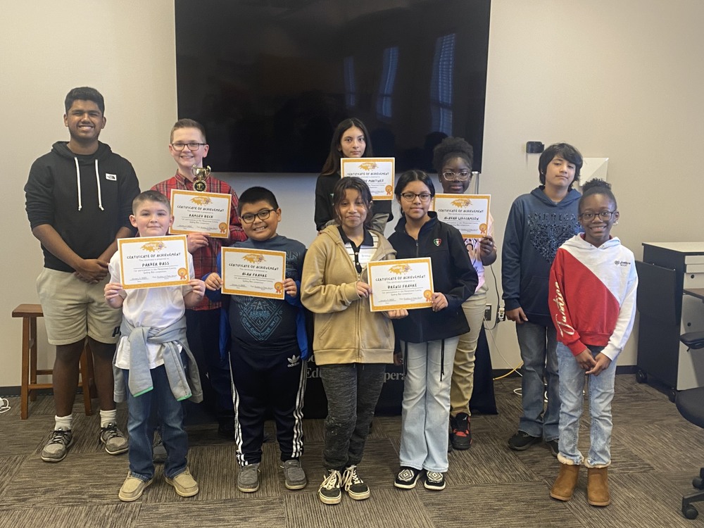 HAPS Student Beck Wins Spelling Bee! | Hope Public Schools